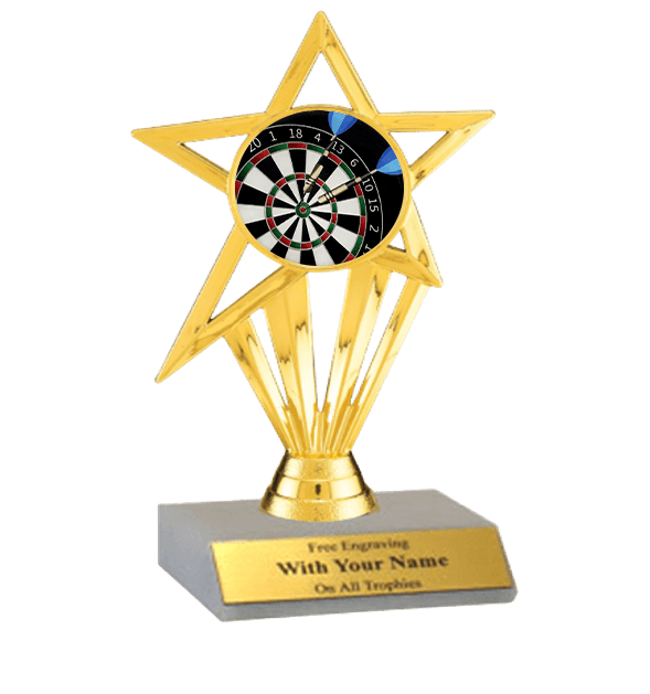 Participation Insert Trophy - Darts | TrophyCentral