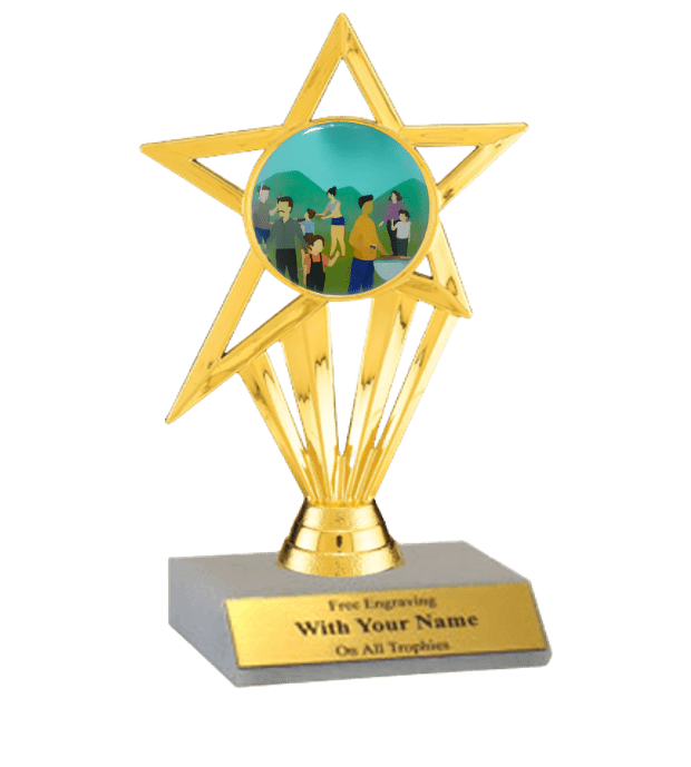 Participation Insert Trophy - Family Reunion | TrophyCentral