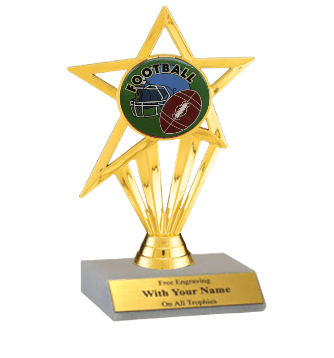 Participation Insert Trophy - Football | TrophyCentral