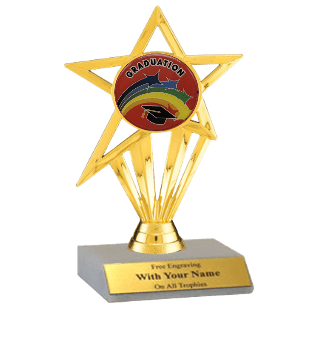 Participation Insert Trophy - Graduation | TrophyCentral
