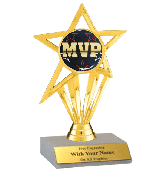 Participation Insert Trophy - MVP | TrophyCentral