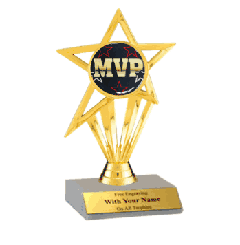 Participation Insert Trophy - MVP | TrophyCentral