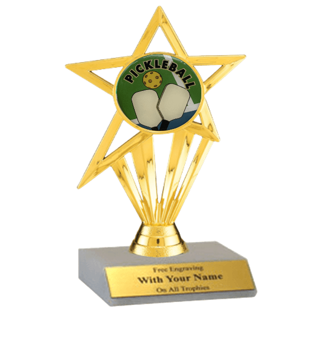 Participation Insert Trophy - Pickleball | TrophyCentral