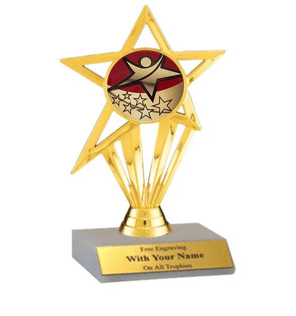 Participation Insert Trophy - Rising Star | TrophyCentral