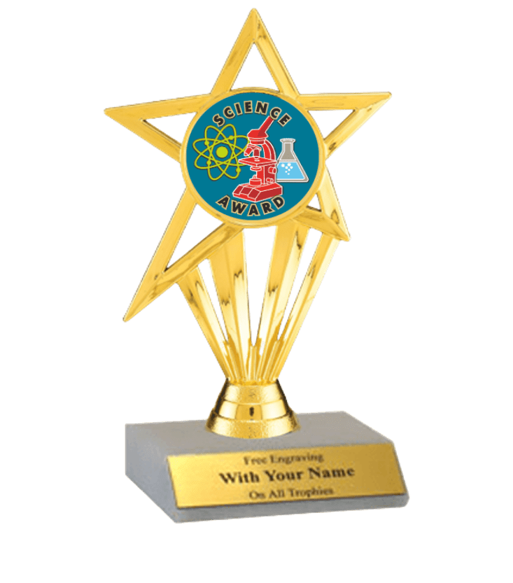 Participation Insert Trophy - Science | TrophyCentral