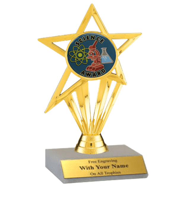 Participation Insert Trophy - Science | TrophyCentral