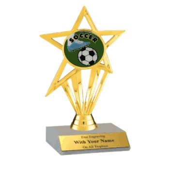 Participation Insert Trophy - Soccer | TrophyCentral
