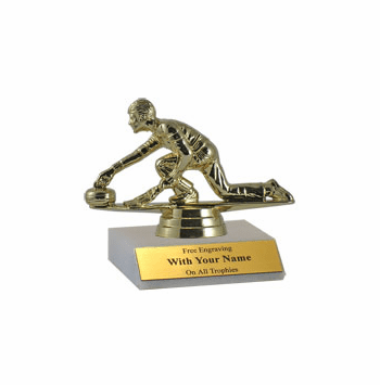 Curling Trophy Cheap, Participation Trophies - Curling
