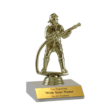 Fireman Trophy Cheap, Participation Trophies - Fireman