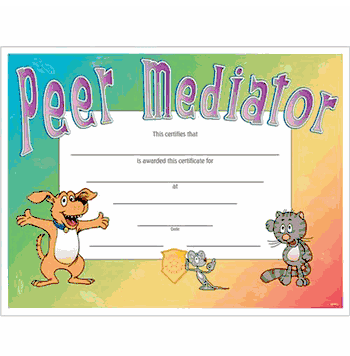 Peer Mediator Certificates | Peer Mediator Certificate Template
