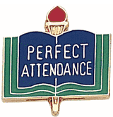 Perfect Attendance Medals, Perfect Attendance Pins, Perfect Attendance ...