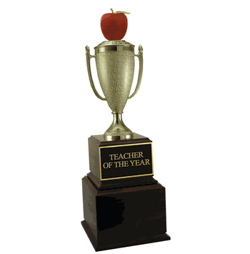 Perpetual Trophy - Apple, Perpetual Apple Trophies With Name Plates