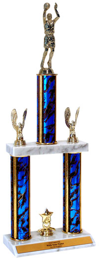 Two Tier Basketball Shooter Trophies | Basketball Trophies
