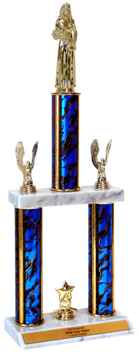 Two Tier Beauty Queen Trophy | Beauty Queen Trophies