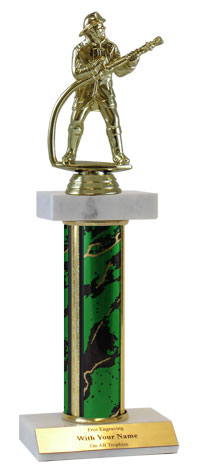 Fireman Deluxe Platform Series Trophy Award | TrophyCentral