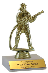 Fireman Trophy Cheap, Participation Trophies - Fireman