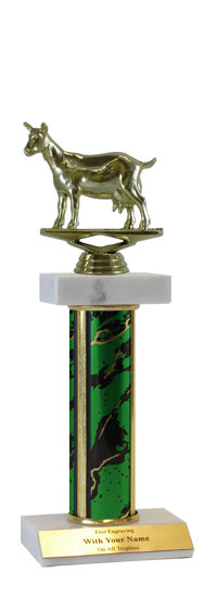 Goat Figure Deluxe Platform Series Trophy | Goat Trophies