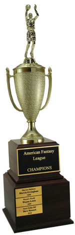 Perpetual Basketball Team Trophies With Name Plates
