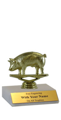 Pig Figure Participation Trophies | TrophyCentral