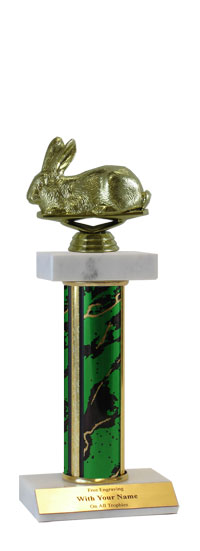 Bunny Rabbit Deluxe Platform Series Trophy | TrophyCentral