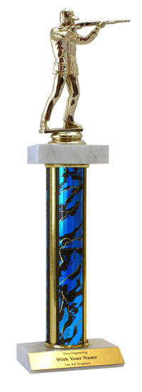 Trap-Skeet Shooting Deluxe Platform Trophies in 3 Sizes | TrophyCentral