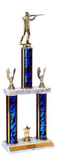 Skeet Trophy with Two Tiers | Skeet Shooting Trophies