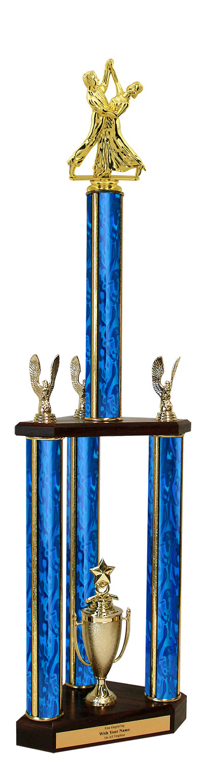 Quick Ship Three Column Couples Dance Contest Award