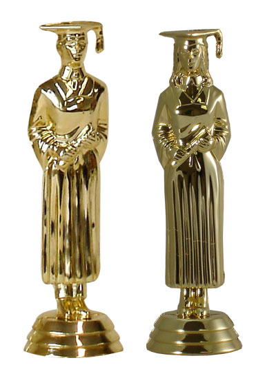 Two Tier Graduate Trophies, Graduate Trophy with Two Tiers