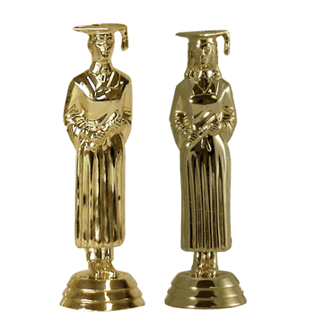 Two Tier Graduate Trophies, Graduate Trophy with Two Tiers