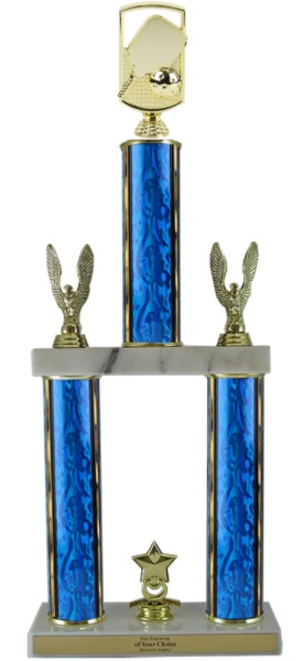 Two Tier Trophies with Pickleball Figure | TrophyCentral