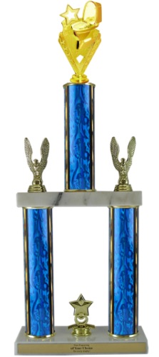 Two Tier Toilet Towl Trophies, toilet bowl Trophy with Two Tiers ...