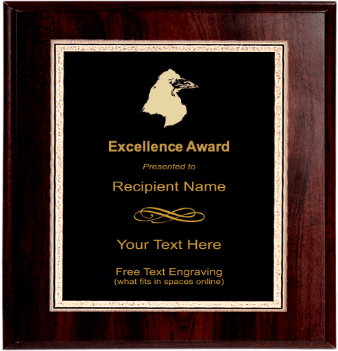 Raven Plaques, Raven Award Plaque | TrophyCentral