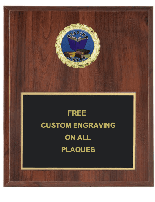 Beautiful Reading Insert Plaque from | Cherry Insert Plaques