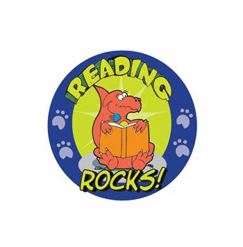 Reading Rocks Motivational Sticker Rolls | TrophyCentral