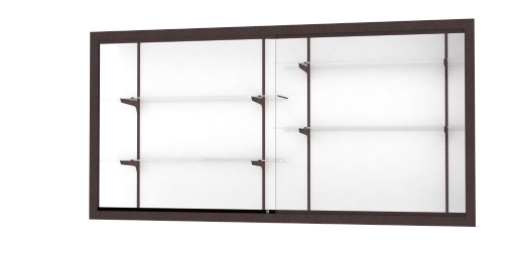 Recessed Series Model 14408-WB-BZ Trophy Case By Waddell|TrophyCentral