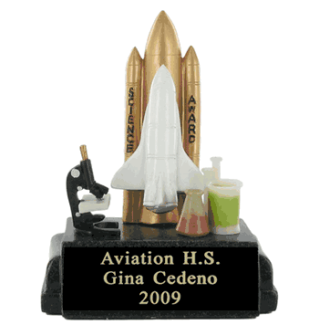Resin Series Trophy - Science Award Trophy