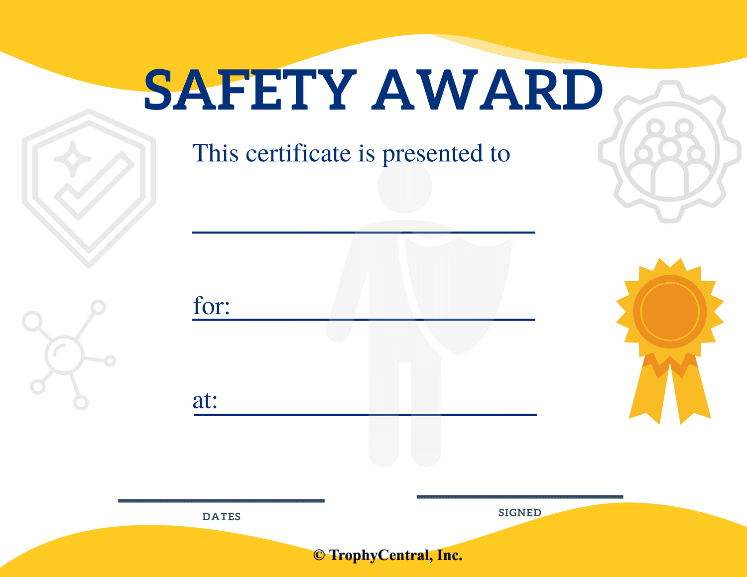 Free Safety Certificate | Free Templates