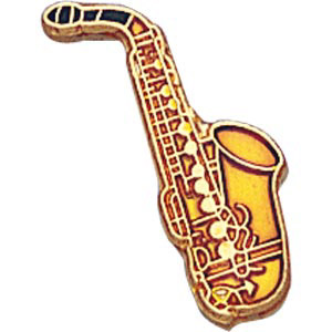 Saxophone Pins, Saxophone Lapel Pin | TrophyCentral
