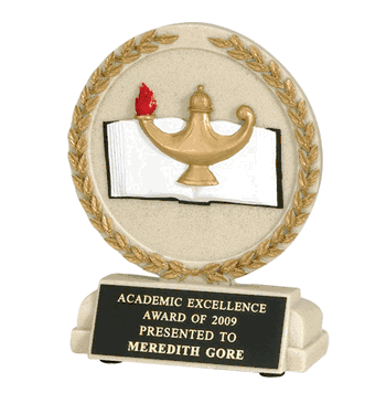 School Lamp of Learning Trophy | TrophyCentral
