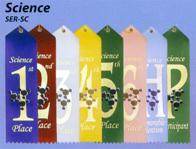 Science Ribbons, Science Award Ribbons | Trophy Central
