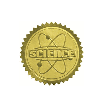 Science Certificate Seals | TrophyCentral
