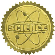 Science Certificate Seals | TrophyCentral