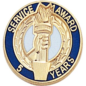 Service Anniversary Award Pins | TrophyCentral