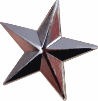 Silver Stars | 1/2" Silver Stars | TrophyCentral