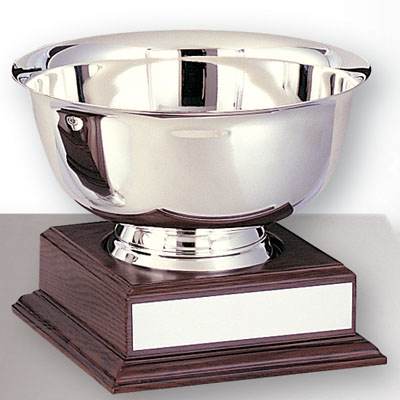 Silver-plate Revere Bowls, Silver Award Bowl