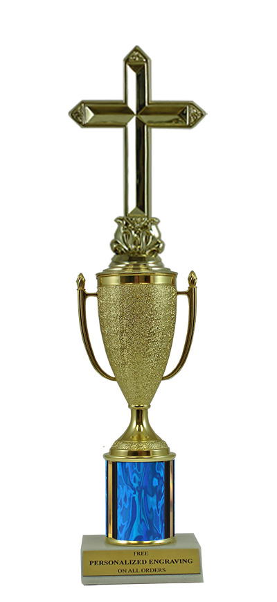 Cup Trophy With Marble Base, Cup And Column | TrophyCentral