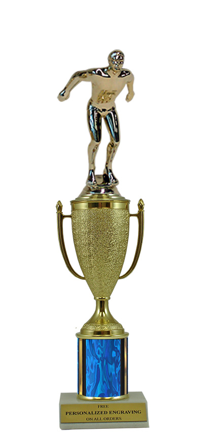 Swimmer Trophy With Marble Base, Cup And Column | TrophyCentral