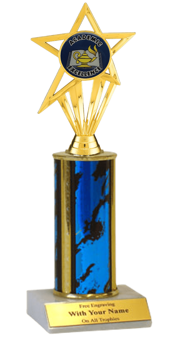 Single Column Insert Trophy - Academic | Academic Trophies