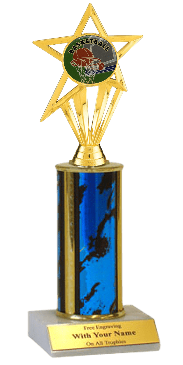 Single Column Insert Trophy - Basketball | Basketball Trophies