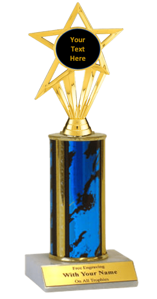 Single Column Insert Trophy - Blank | TrophyCentral